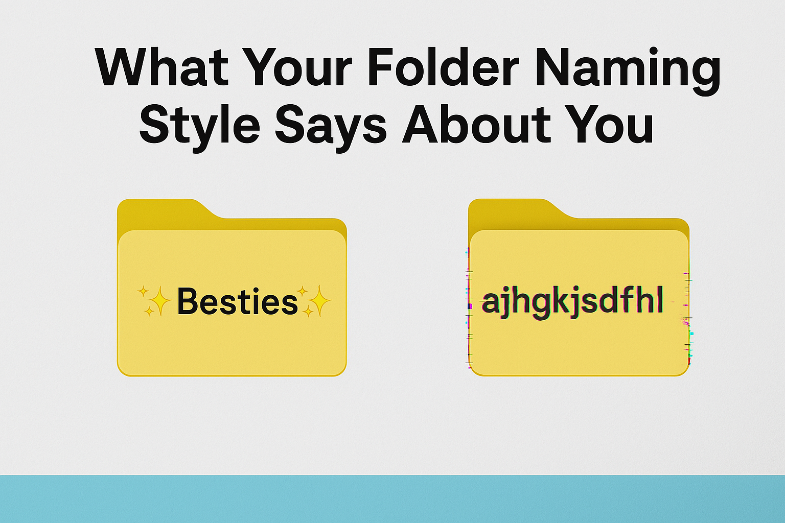 What Your Folder Naming Style Says About You - Gamnesia